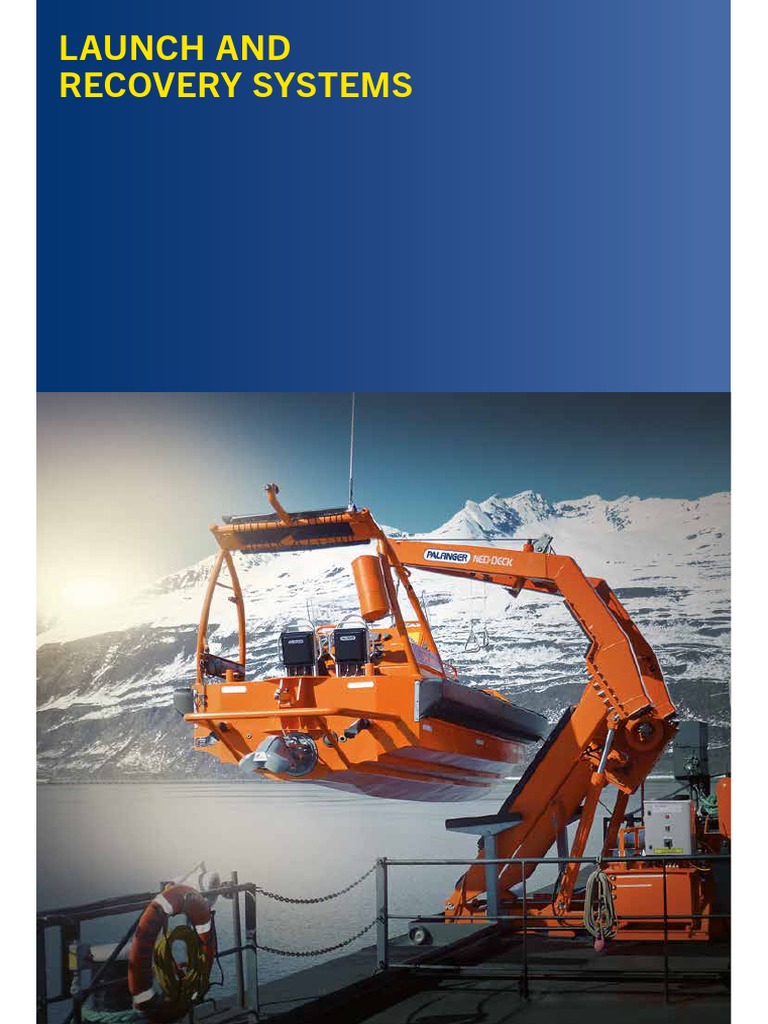 Palfinger Marine Davits Overview | PDF | Manufactured Goods | Equipment