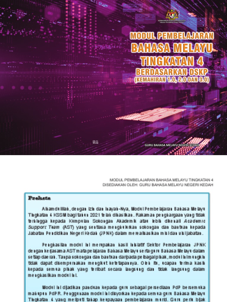 Modul PDP BM t4 Kedah | PDF