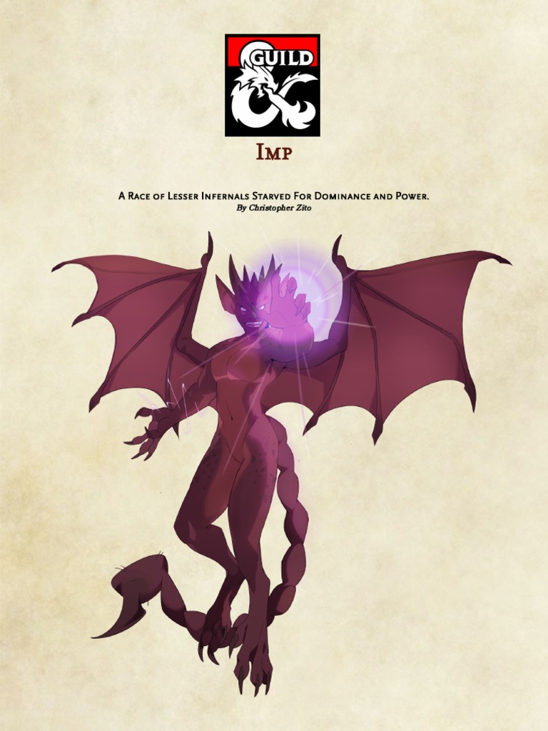 A Race of Lesser Infernals Starved For Dominance and Power.: by ...