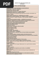 Códigos de Diagnósticos y Tratamientos Yo Procedimientos Dentales en El CIE 10 | PDF | Diente ...