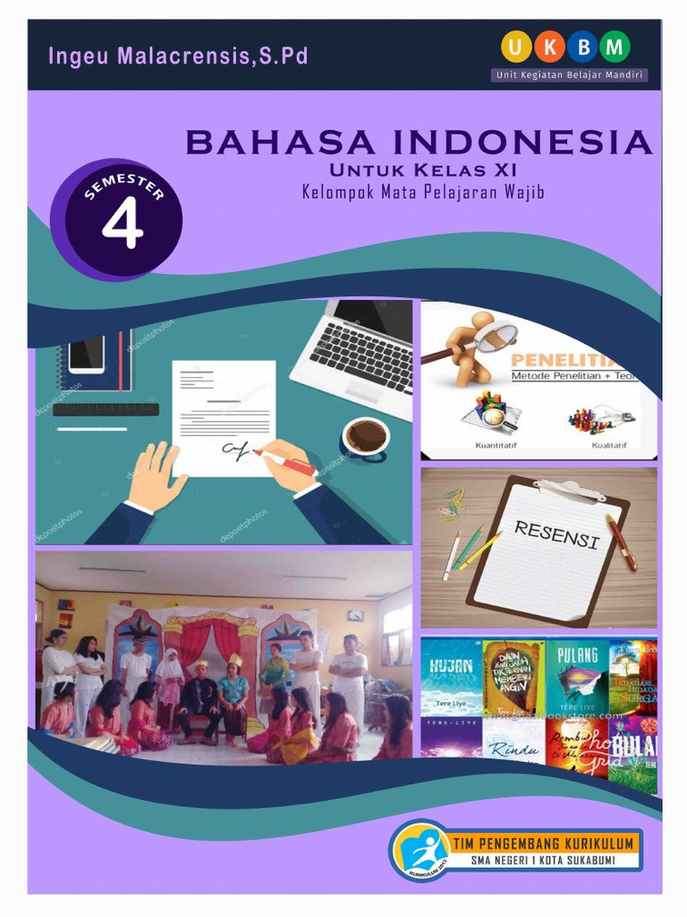UKBM Bahasa Indonesia SMT 4 (FULL) | PDF