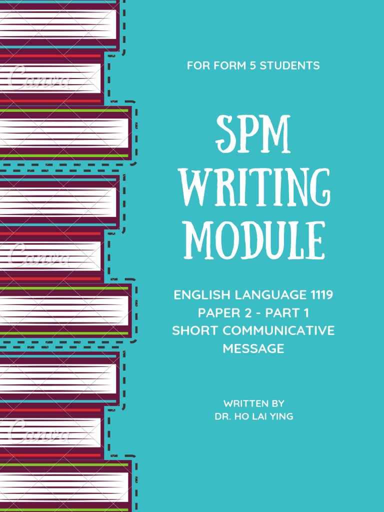 SPM Writing Module (Teacher's Copy) | PDF