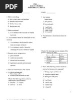 Elevate Science Topic 1 Lesson1 Observe Matter Quiz | PDF | Solubility ...