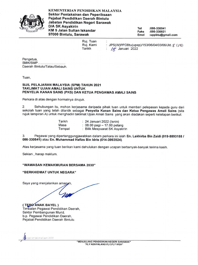 Taklimat Ujian Amali Sains | PDF