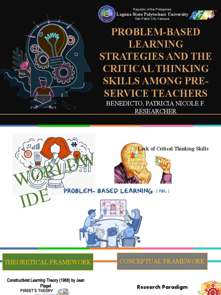 Problem-Based Learning Strategies and The Critical Thinking Skills ...