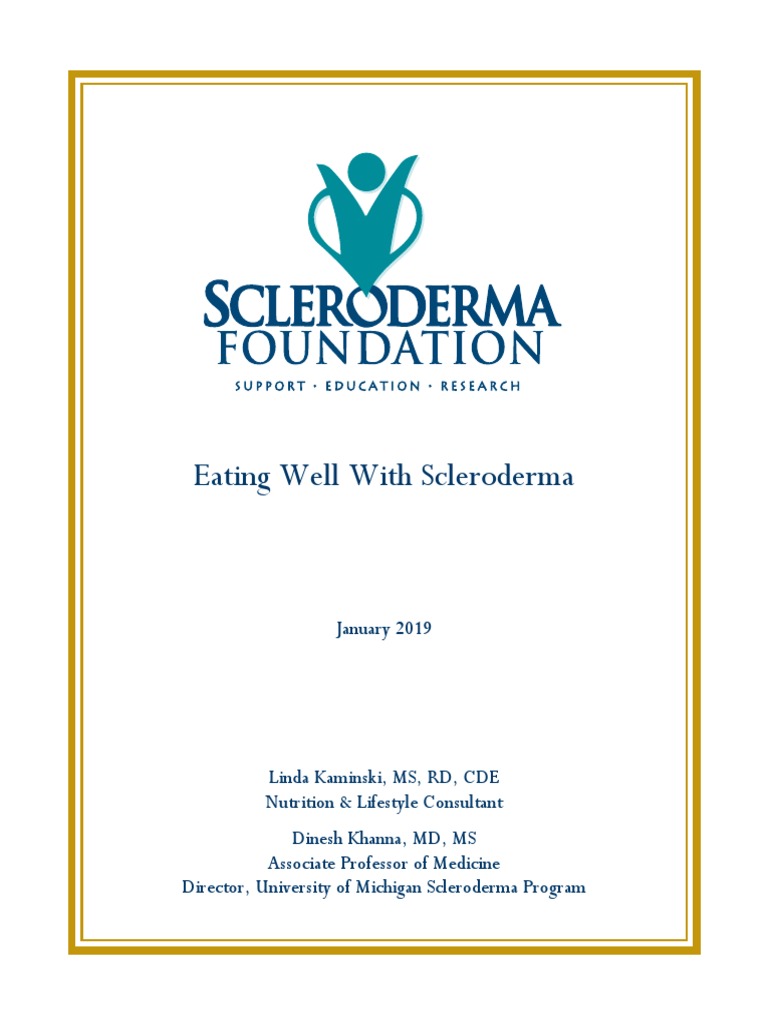 Eating Well With SCLERODERMA | PDF | Malnutrition | Foods