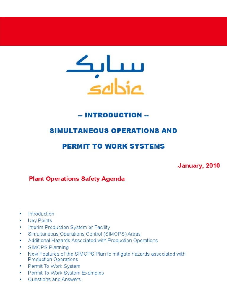 IPMT - Training - SIMOPS | PDF | Safety | Occupational Safety And Health