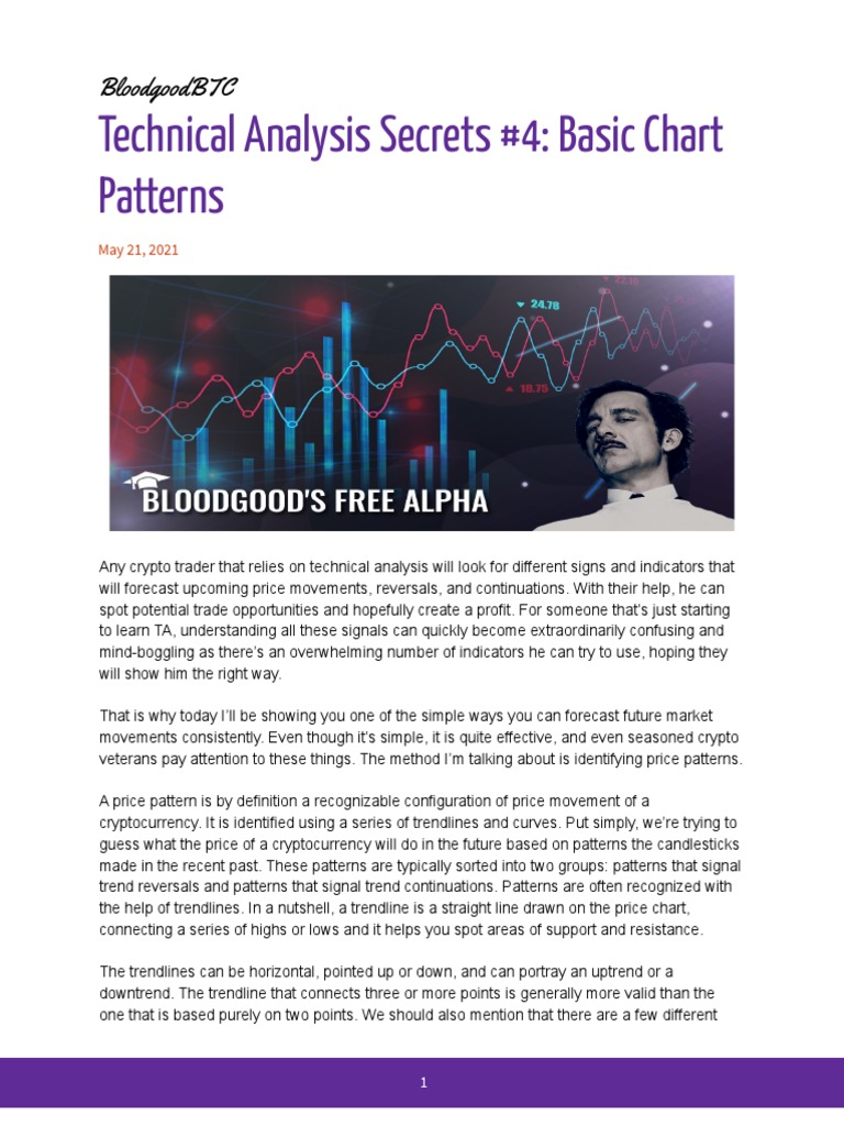 TA Secrets #4 - Basic Chart Patterns | Download Free PDF | Market Trend ...