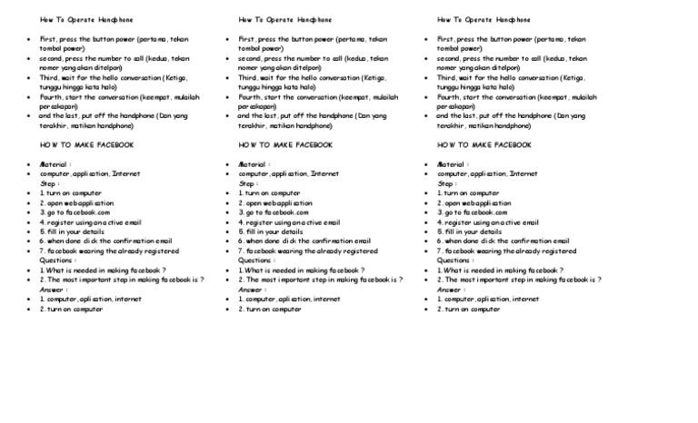 How To Operate Handphone | PDF | Application Software | Software