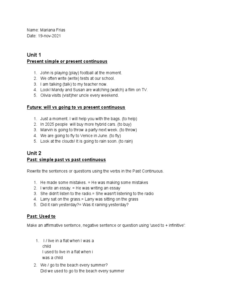 Final Exam Review (Grammar) | PDF | Linguistics | Language Mechanics