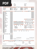 Gloomhaven Character Sheets Overview | PDF | Role Playing | Multiplayer ...