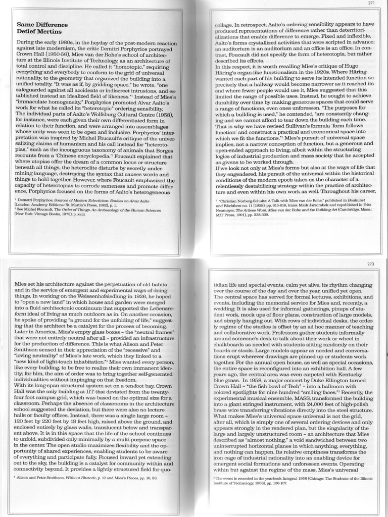 Detlef Mertins Same Difference | PDF