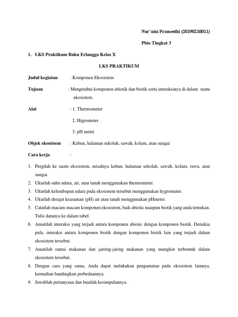 Tugas Membuat LKS | PDF