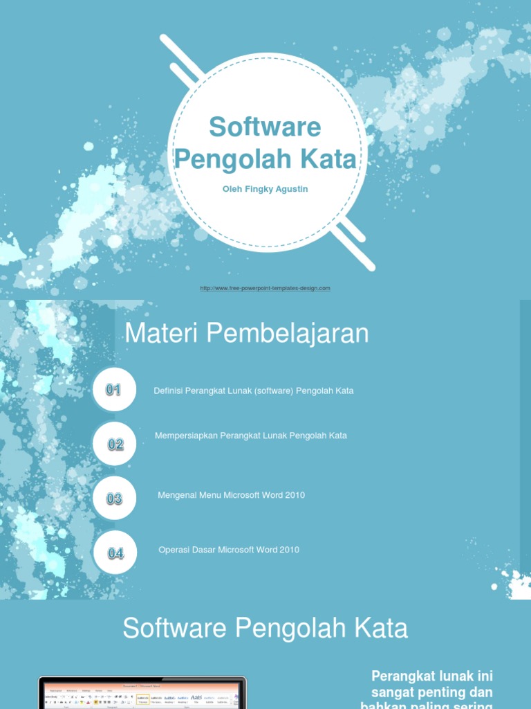 Materi Perangkat Lunak Pengolah Kata | PDF