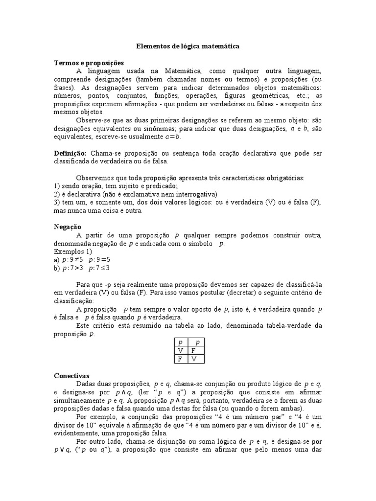Logica Matematica | PDF | Argumento | Raciocínio dedutivo