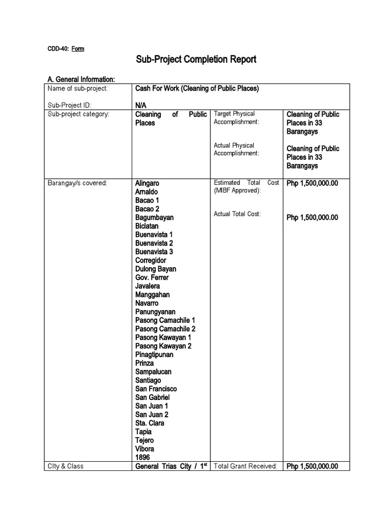 SPCR Gen. Trias | PDF | Economies | Business