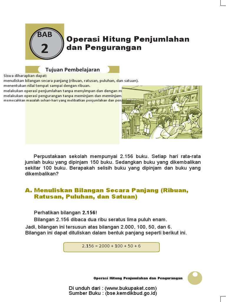 Operasi Hitung Penjumlahan Dan Pengurangan | PDF | Metode & Bahan Ajar ...