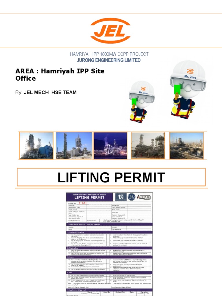 Lifting Permit Checklist | PDF