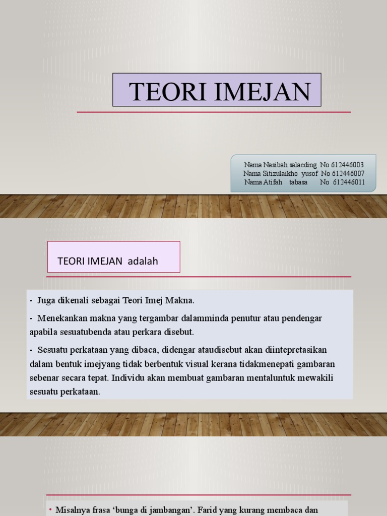 Teori Imejan | PDF