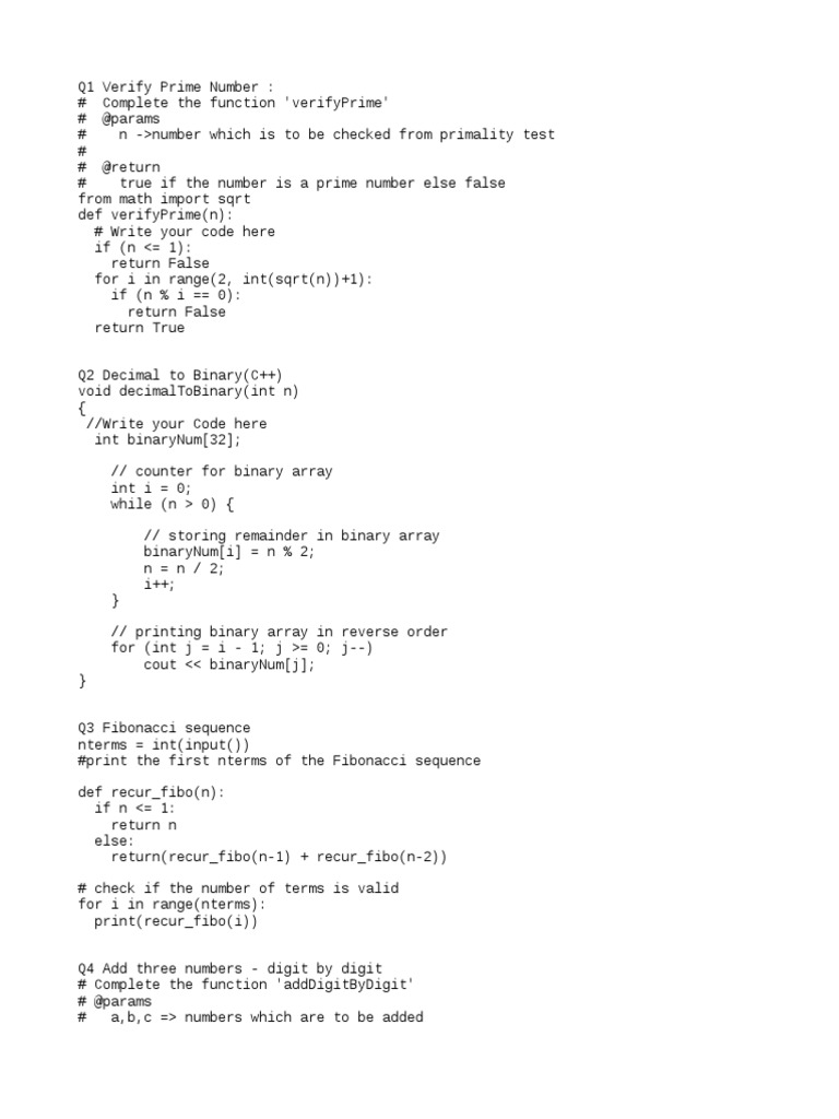 Codequotient Solutions Pdf Pointer Computer Programming Integer Computer Science