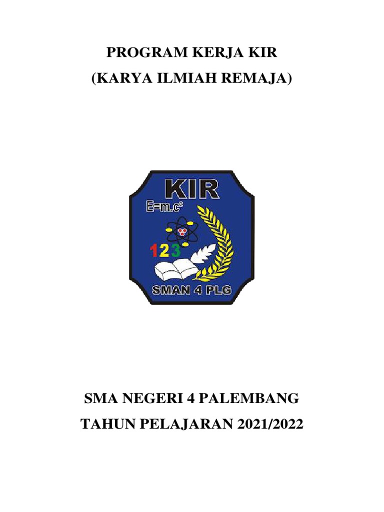 Program Kerja Kir 2021-2022-1 | PDF