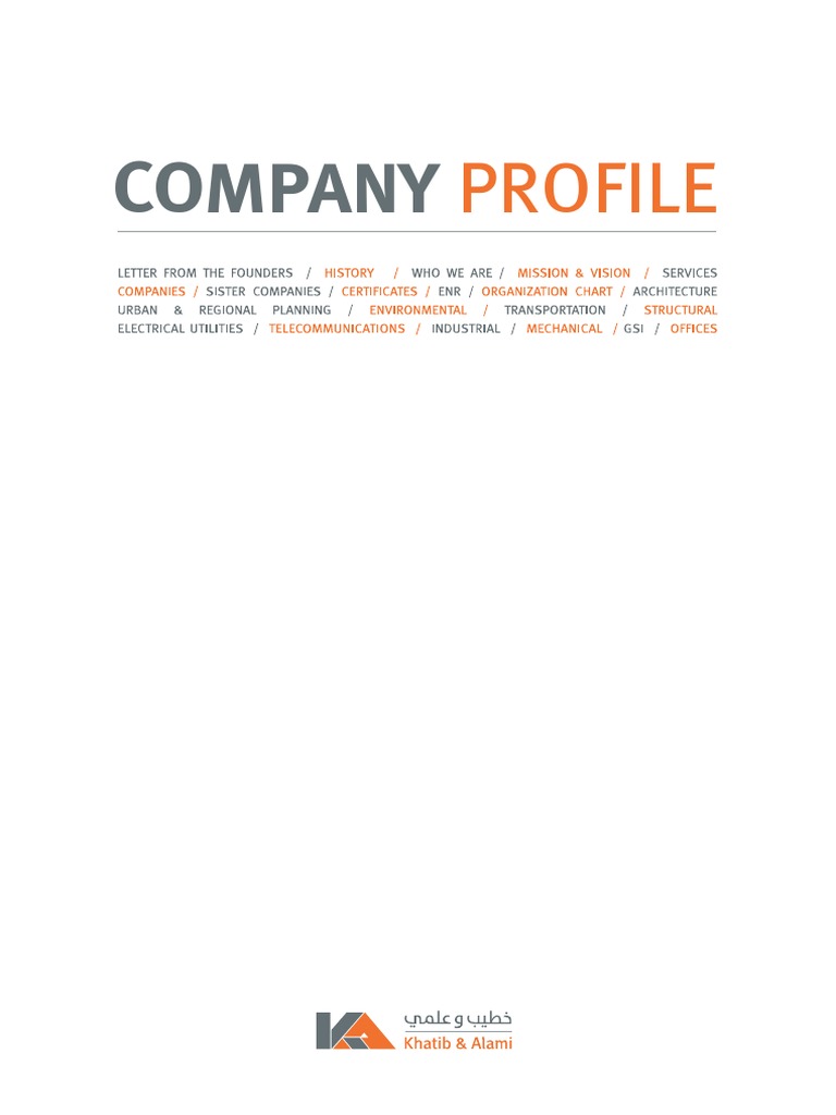Sample of Company Profile3 | PDF | Esri | United Arab Emirates