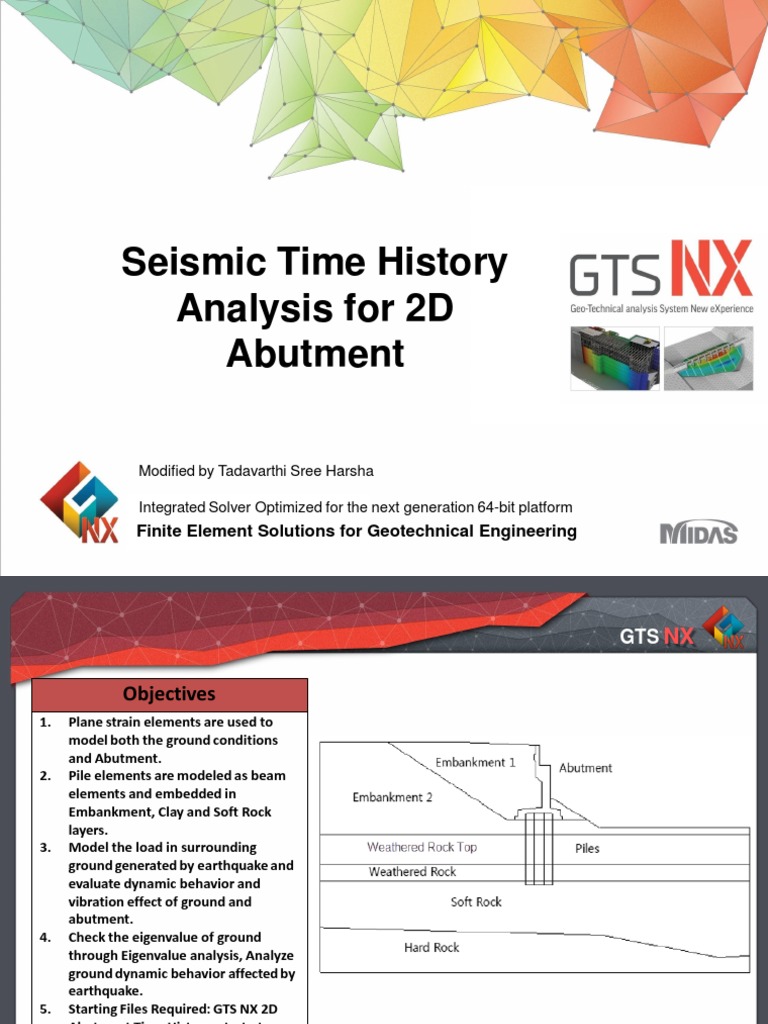 28 - 2D Seismic Response Analysis of Bridge Abundment | PDF | Applied ...