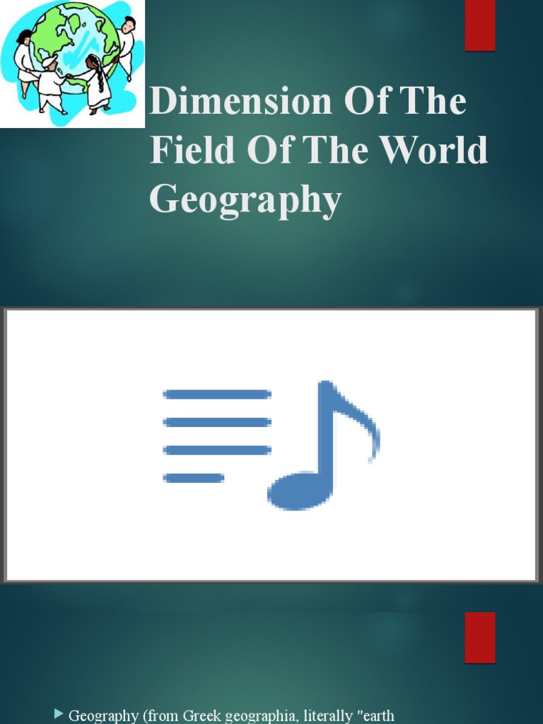 Dimension of The Field of The World Geography | PDF | Geography ...