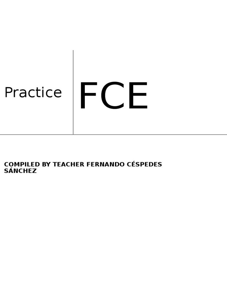 FCE Key Word Transformation Exercises | PDF