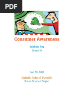 Project On Consumer Rights Class 10 Cbse | PDF | Consumer Protection ...