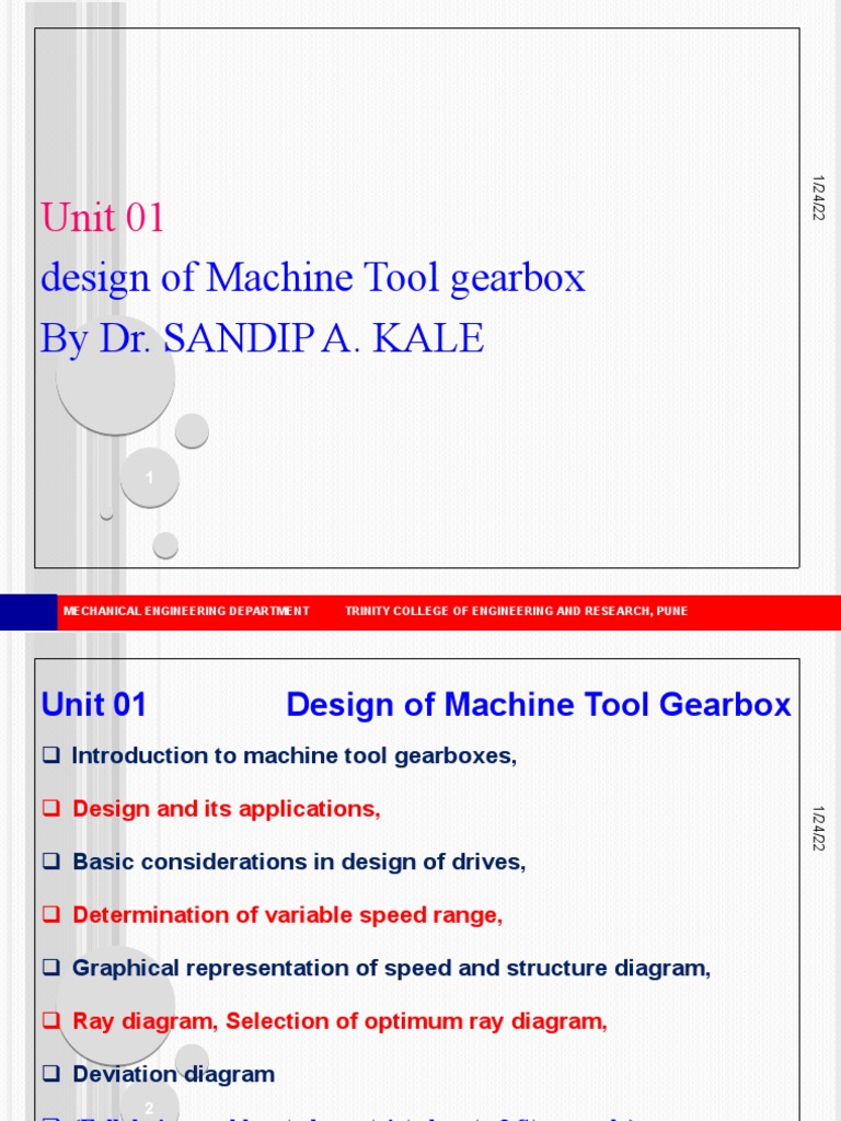 Design of Machine Tool GB | PDF | Transmission (Mechanics) | Mechanical ...