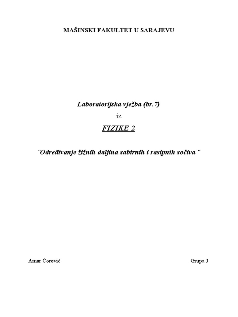 Lab. Vjezba 7. | PDF