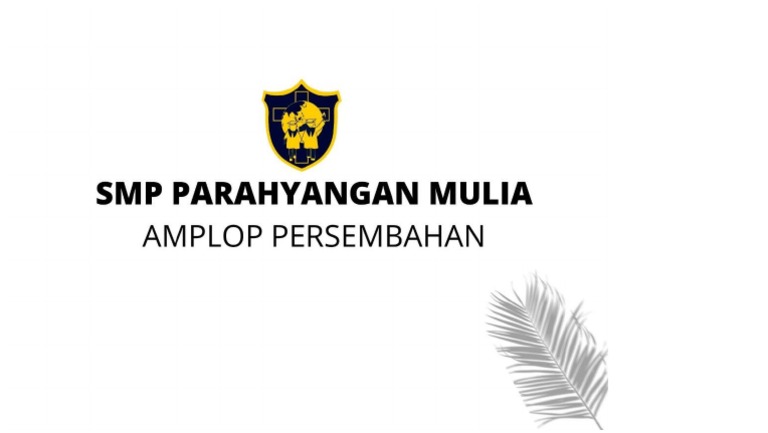 Amplop Persembahan | PDF