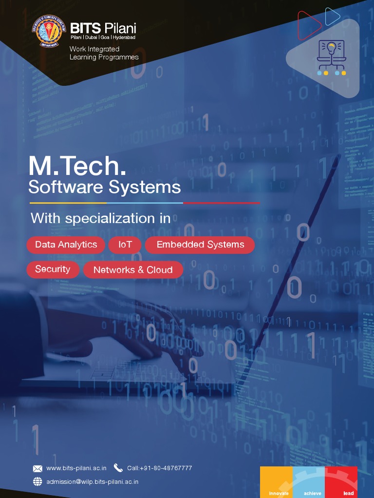 BITS Pilani MTech Brochure | PDF | Security | Computer Security