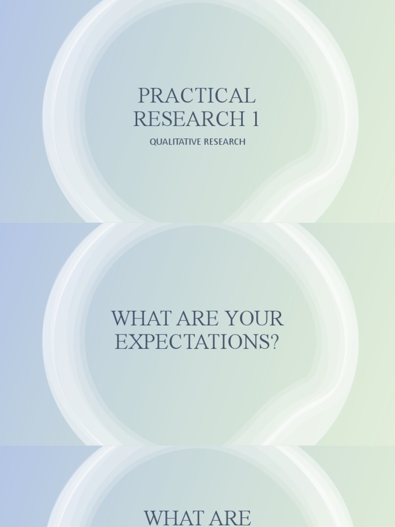 Practical Research 1 | PDF