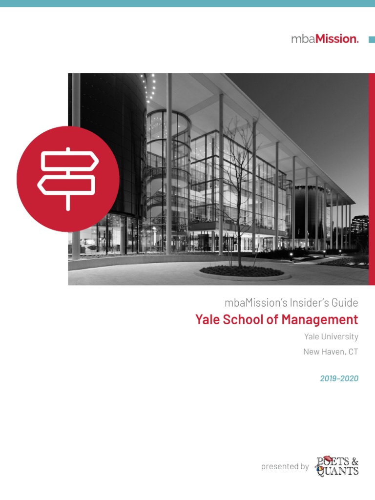 Yale School of Management | PDF | Master Of Business Administration