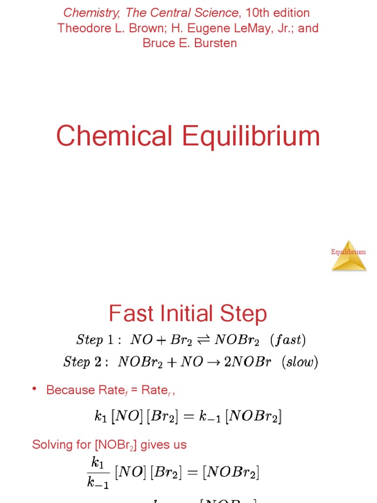 General Chemistry 2 Week 13 14 Chemical Equilibrium | PDF | Chemical ...