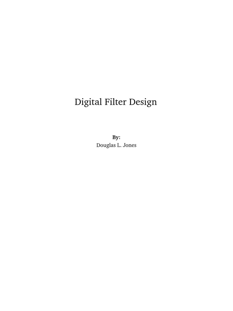 Digital Filter Design | PDF | Interpolation | Mathematical Optimization