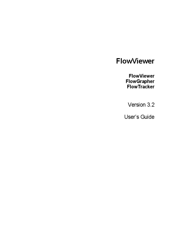 Flowviewer: User'S Guide | PDF | Scripting Language | Internet & Web