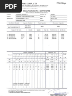 Raw Materials Test Certificate | PDF | Chemistry | Materials