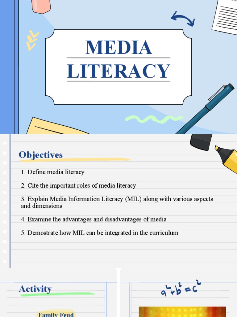 Module 7 Media Literacy | PDF | Media (Communication) | Mass Media
