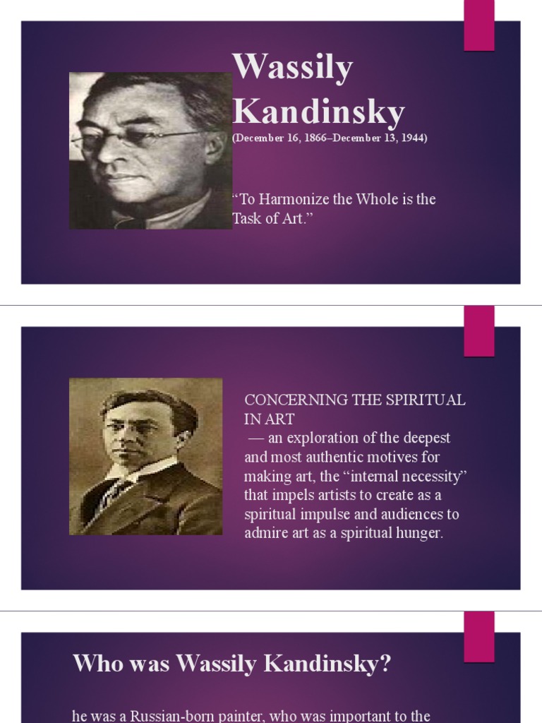 Wassily Kandinsky | PDF | Wassily Kandinsky | Abstract Art