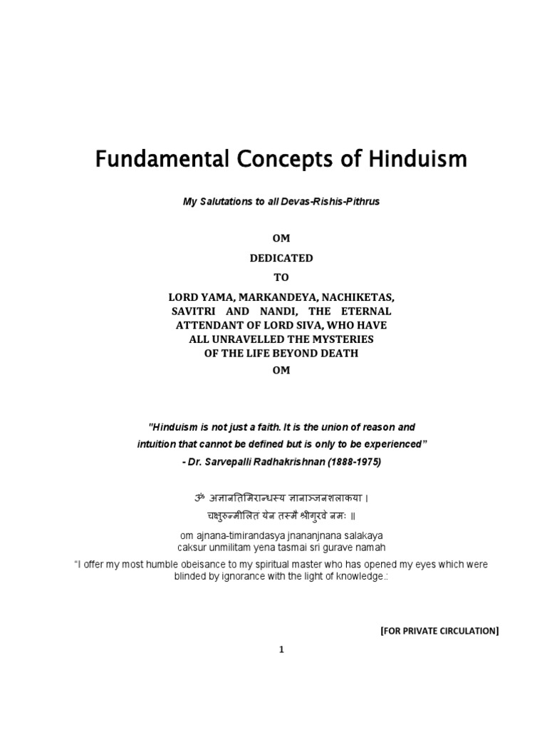 Fundamental Concepts of Hinduism | PDF | Moksha | Nirvana
