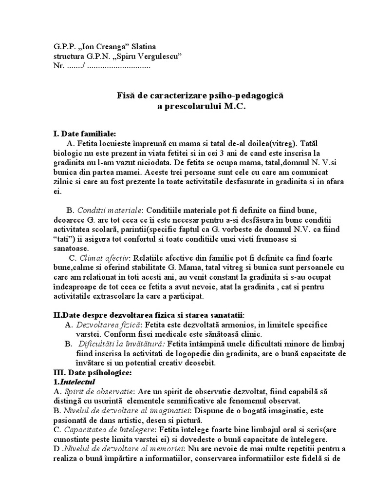 Caracterizare Tribunal | PDF
