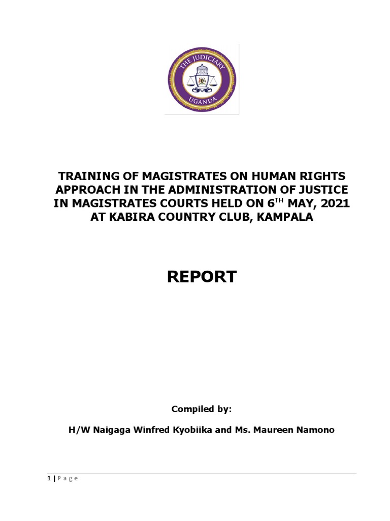 Training Report - Human Rights Based Approach - May | Download Free PDF ...