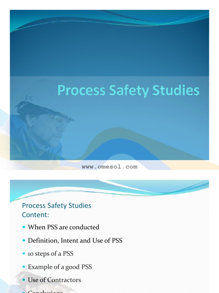 Process Safety Study | PDF | Fires | Explosion