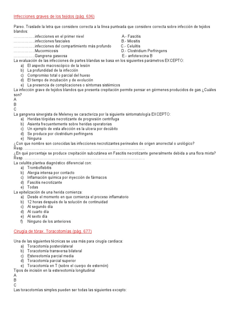 Preguntas Del 3 Parcial Ciru 1 | PDF | Reanimación cardiopulmonar | Cirugía