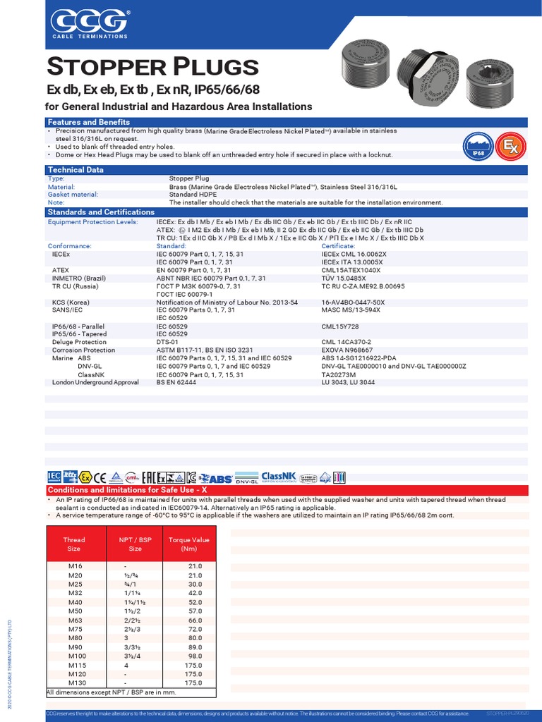 Stopper Plug | PDF | Electrical Engineering | Building Materials