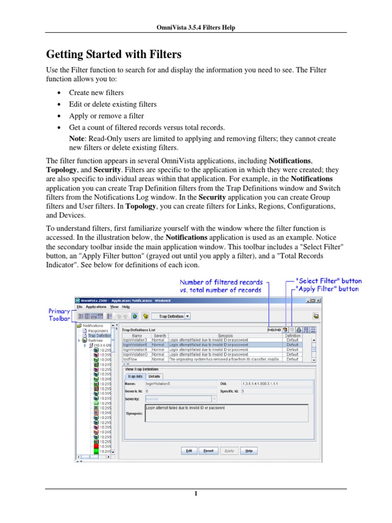 Getting Started With Filters | PDF | Button (Computing) | Icon (Computing)