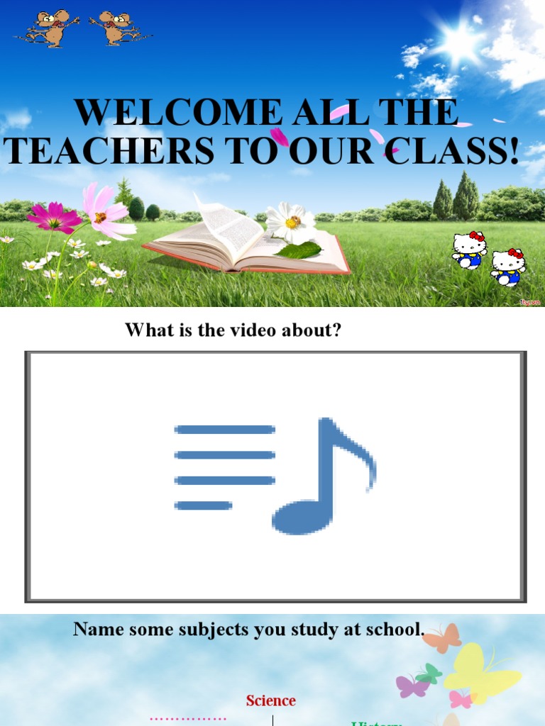 School Subjects Vocabulary Lesson | PDF | Cognition